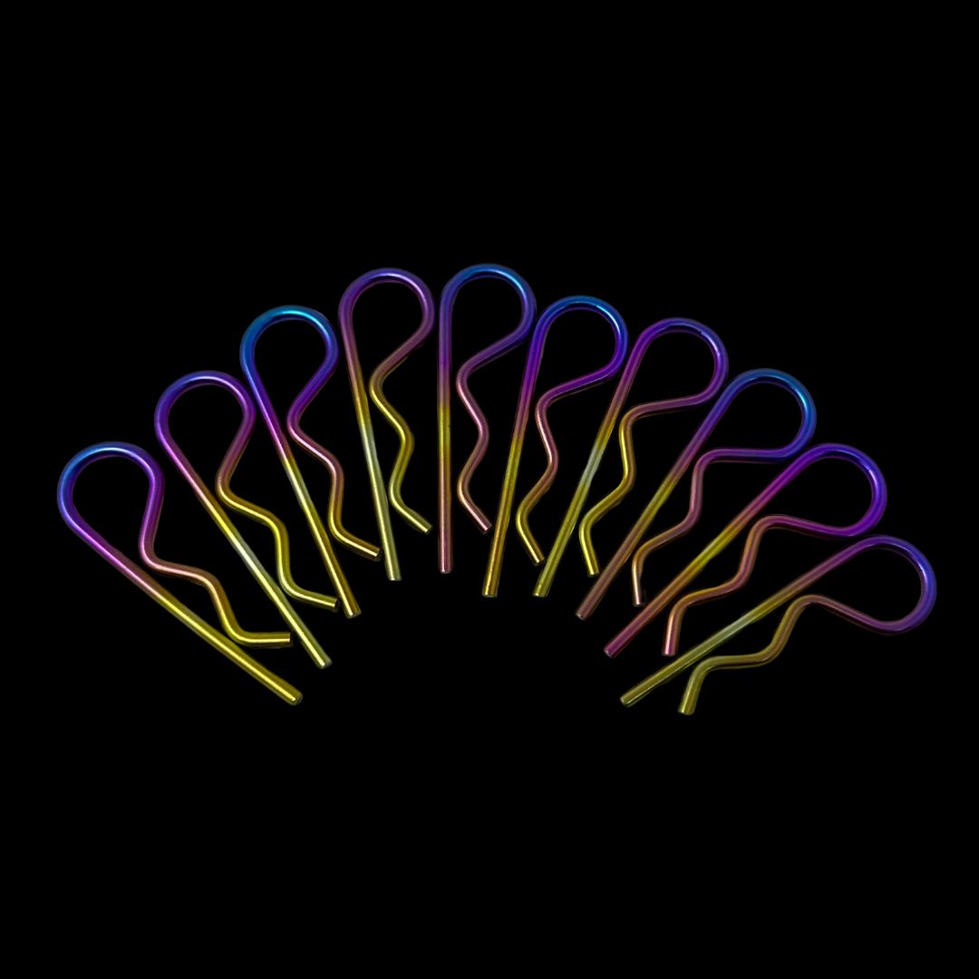 Titanium Alloy Body Clips (Set of 10) – Detroit Performance RC